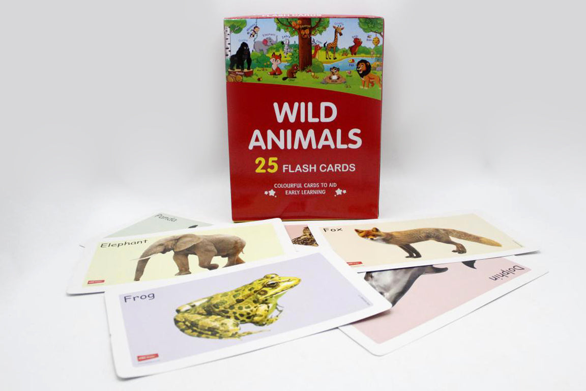 Wild Animals Flash Cards (1016) – Kids Care