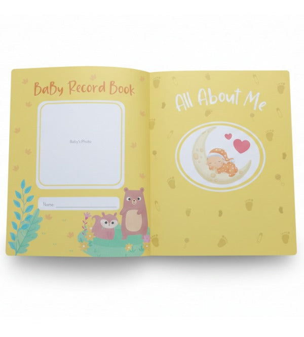 Baby Record Book – Memory Keepsake Album for Baby Girl & Boy | Hardcov ...