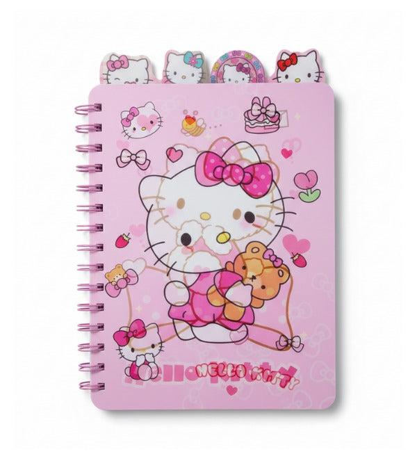 Hello Kitty Spiral Notebook – 200 Single-Lined Pages with Cute Hello K ...