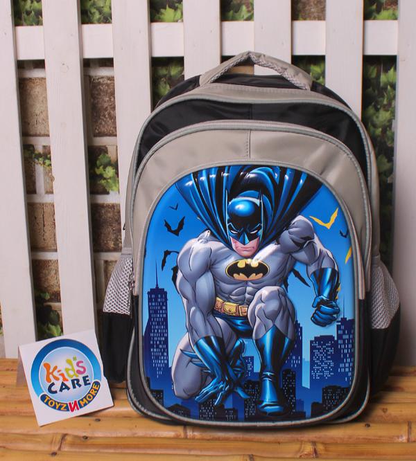 Batman Themed School Bag for Grade 1 & Grade 2 (16030N) – Kids Care