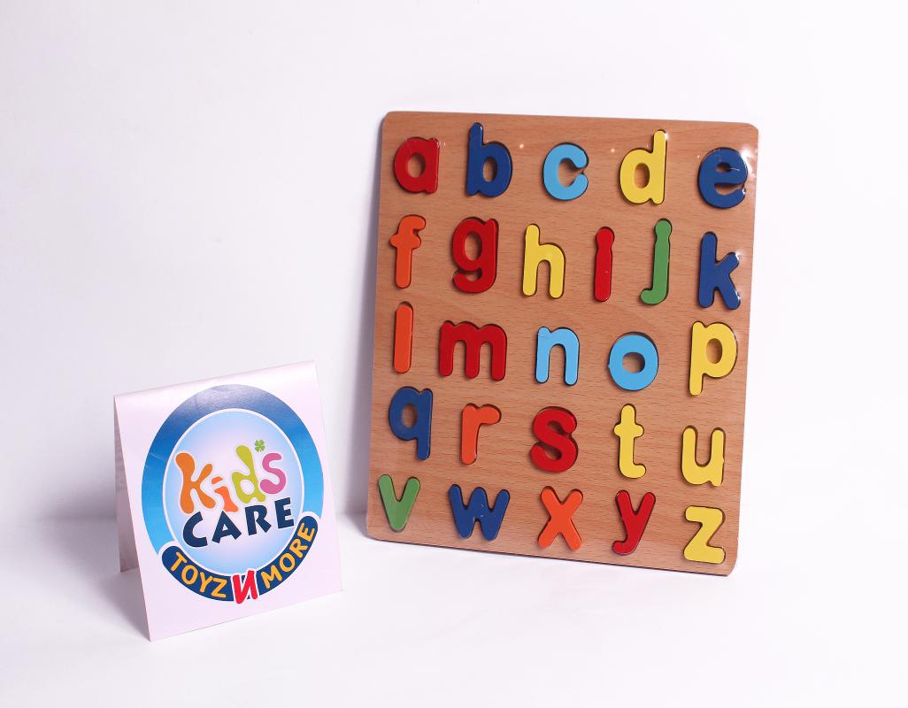 Wooden ABC Board Small Letters (KC5689) – Kids Care