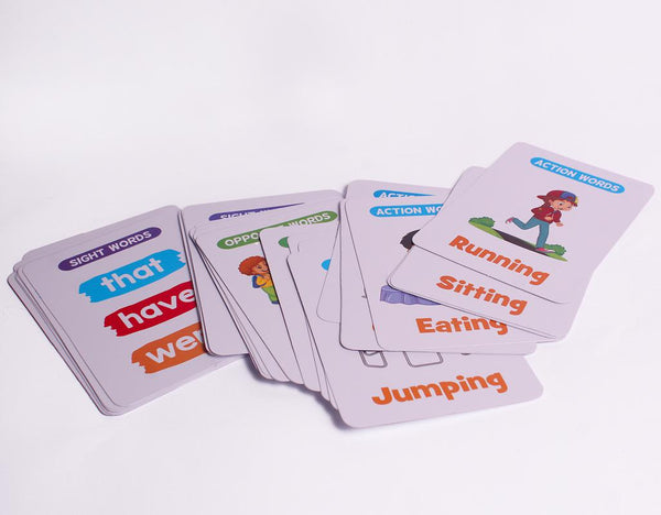 Smart Flash Cards - Action, Opposite and Sight Words – Kids Care