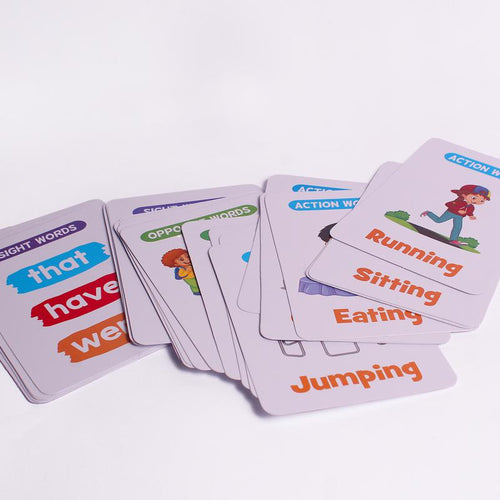 Smart Flash Cards - Action, Opposite and Sight Words – Kids Care