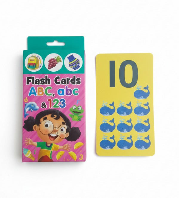 Mind to Mind ABC, abc & 123 Flash Cards for Kids – Pack of 30 Double-S ...