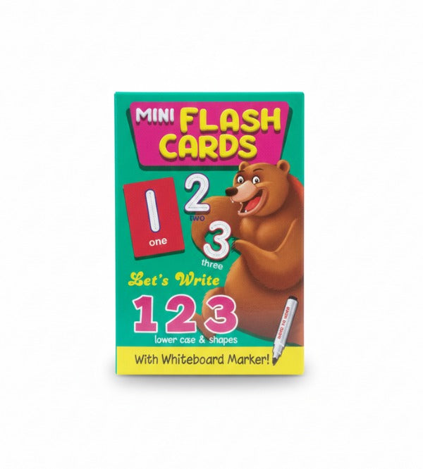 Mind to Mind Let’s Write 123 Flash Cards for Kids with Whiteboard Mark ...