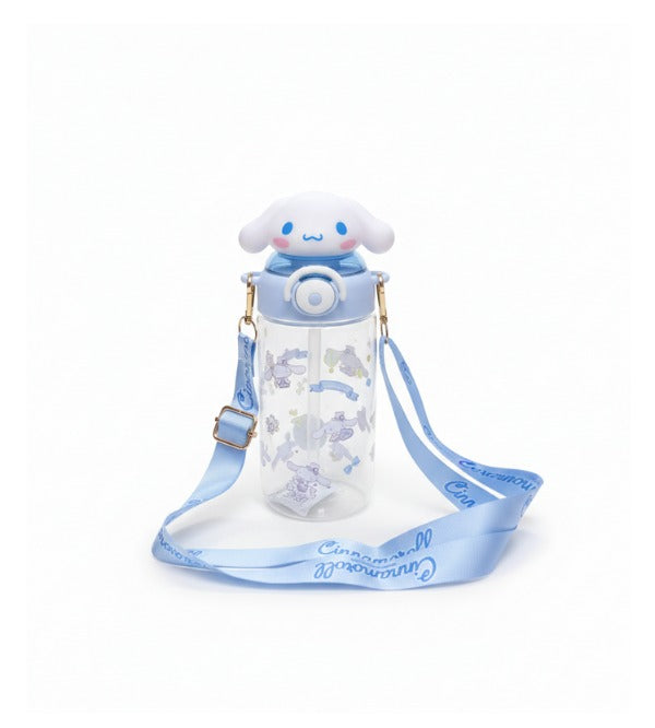 Sanrio Cinnamoroll Kids Water Bottle 650ml – BPA Free Straw Bottle wit ...