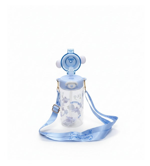 Sanrio Cinnamoroll Kids Water Bottle 650ml – BPA Free Straw Bottle wit ...