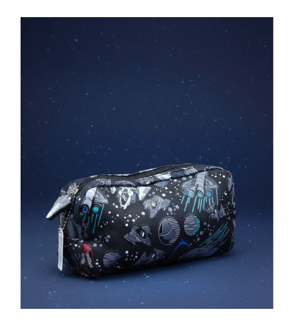 Smiggle Astronaut Space World Double Compartment Pouch – Black | Premi ...