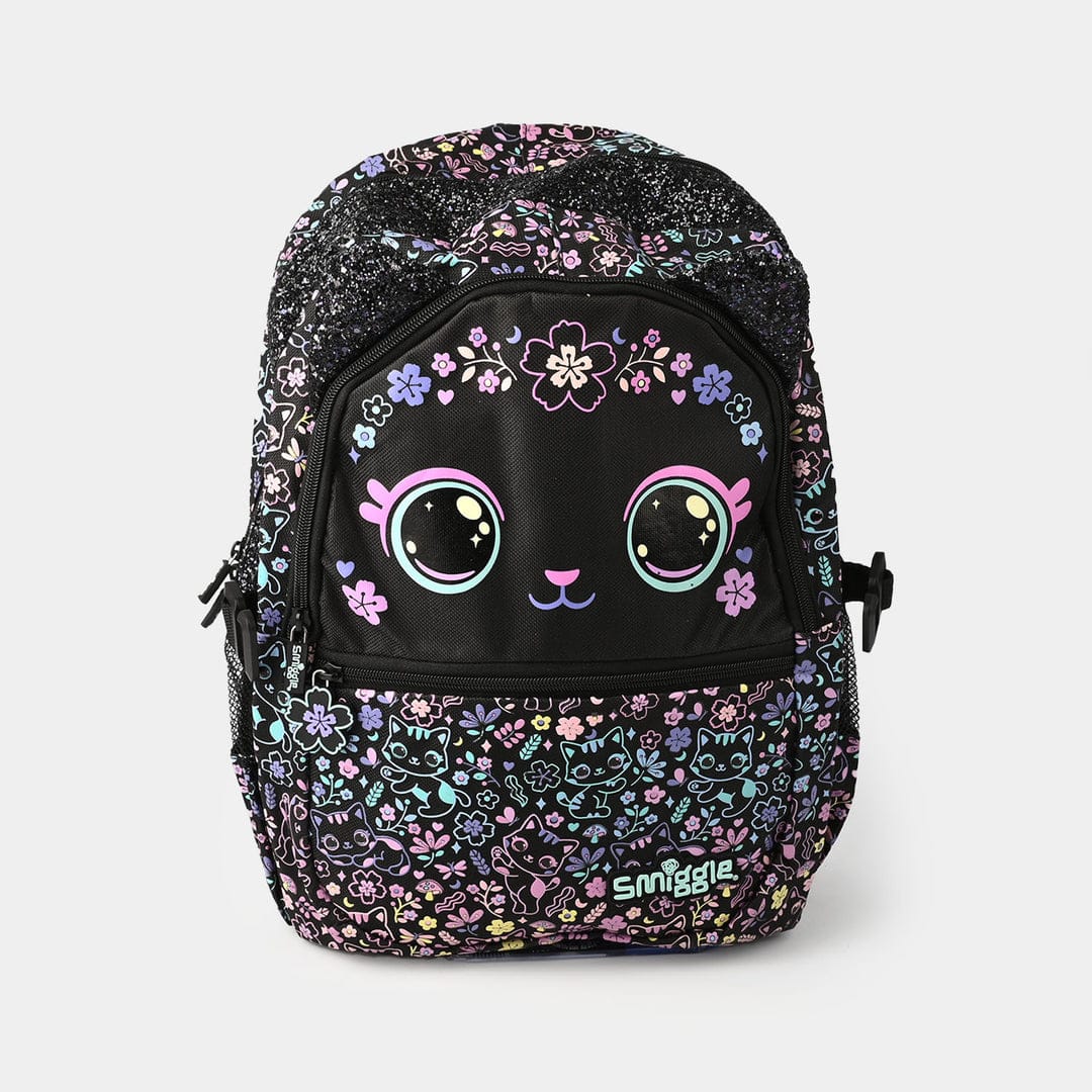Smiggle Black Cat Kids School Bag & Travel Backpack – 16 Inches (71670 ...