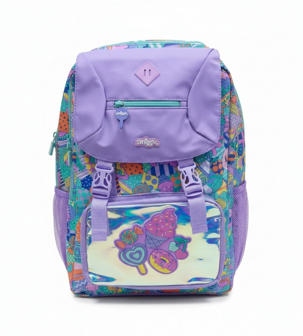 Smiggle Ice Cream, Donuts & Toffees Foldover School Backpack – Sweet T ...