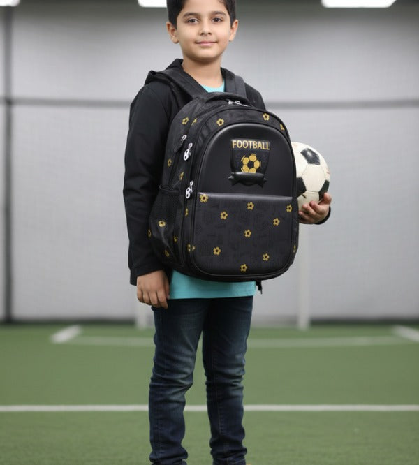 Football Soccer 3D School Bag for Kids – Sporty Backpack for Grade 1 t ...