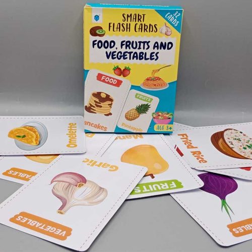 Smart Flash Cards - Food, Fruits and Vegetables – Kids Care