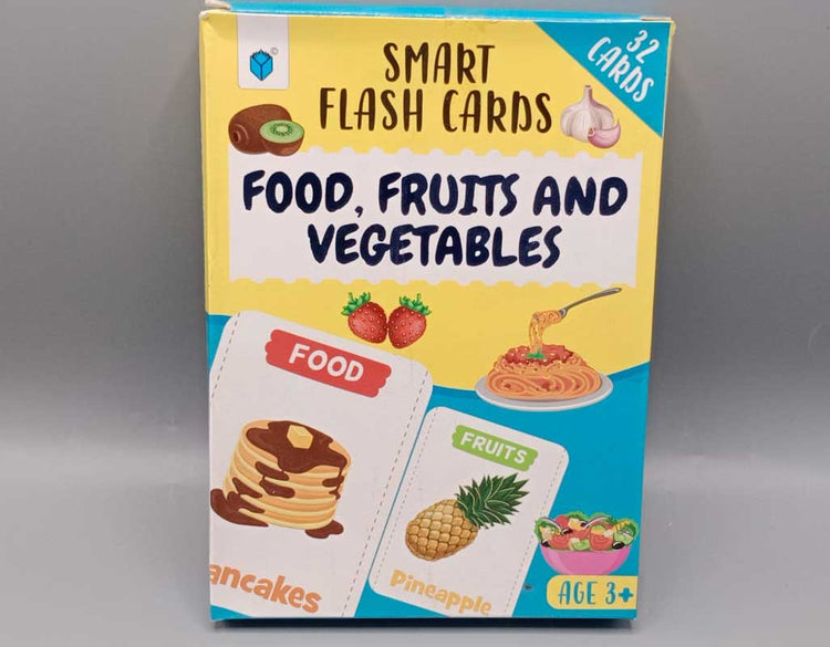 Smart Flash Cards - Food, Fruits and Vegetables – Kids Care