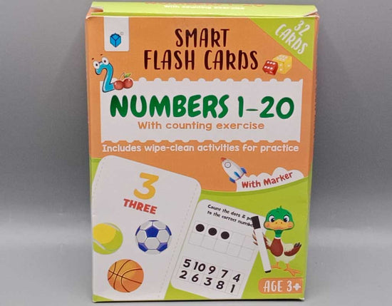 Smart Flash Cards-Numbers 1-20 – Kids Care